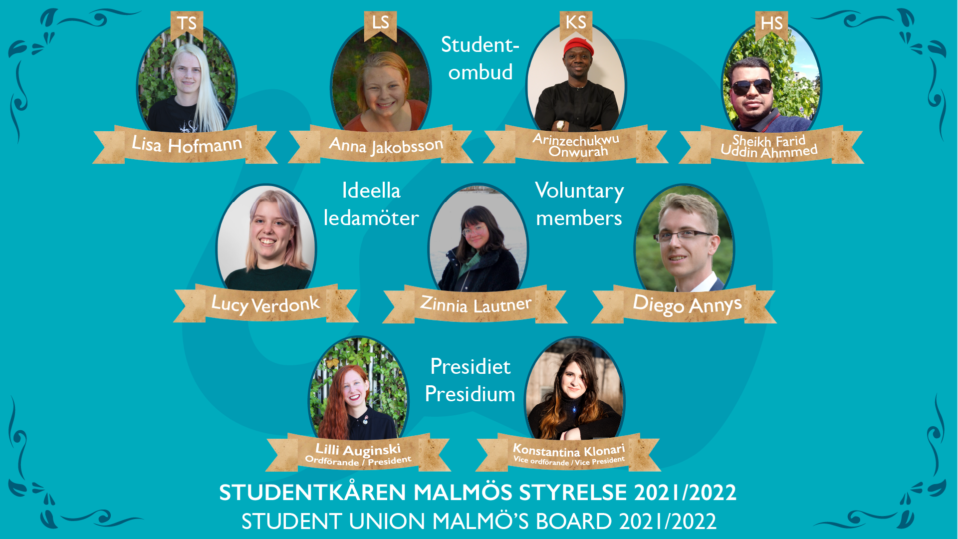 Studentkåren Malmös styrelse 2021/2022 - Studentkåren Malmö - Välkommen ...